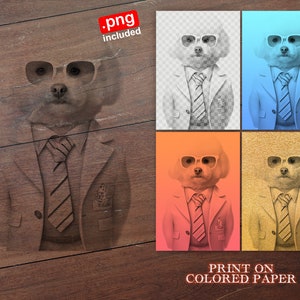 30 Detective Dogs Digital Coloring Book, Small Dog Breeds Godfather ...