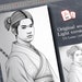 44 Japanese Men in Traditional Clothes Digital Coloring Book Part-2 ...