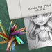 20 Elf Princess Coloring Pages, Fairy Girls Coloring Book, Coloring ...