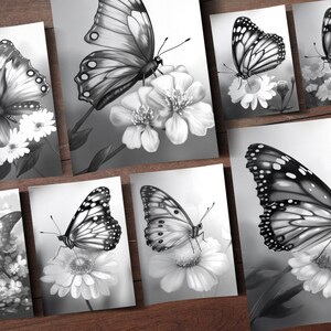 33 Butterflies Digital Coloring Book Part-1, Butterfly Coloring Pages ...
