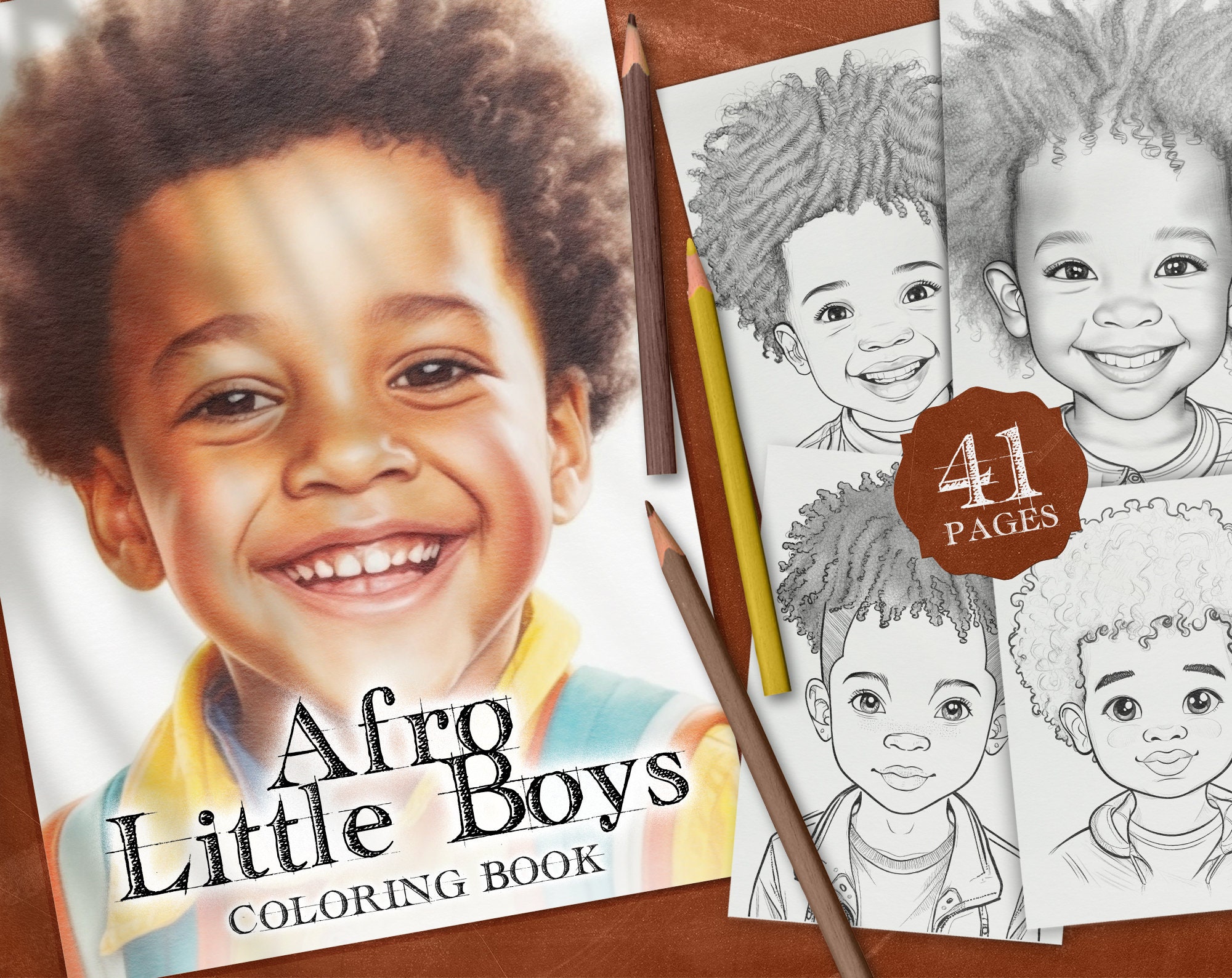 African American Child Coloring Pages