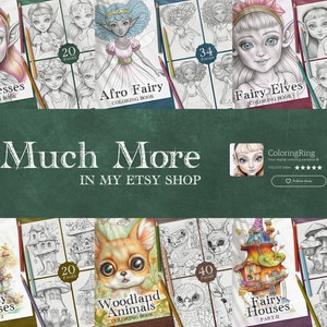 24 Fairy Elves Coloring Pages, Elf Girls Coloring Book, Coloring Sheet ...