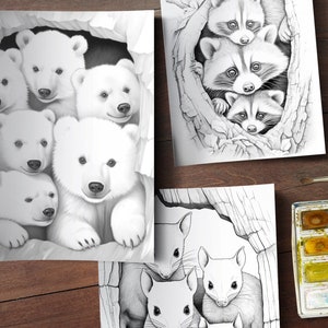 54 Cozy Hole (part-1) Digital Coloring Book, Bird's Nest Coloring Pages ...
