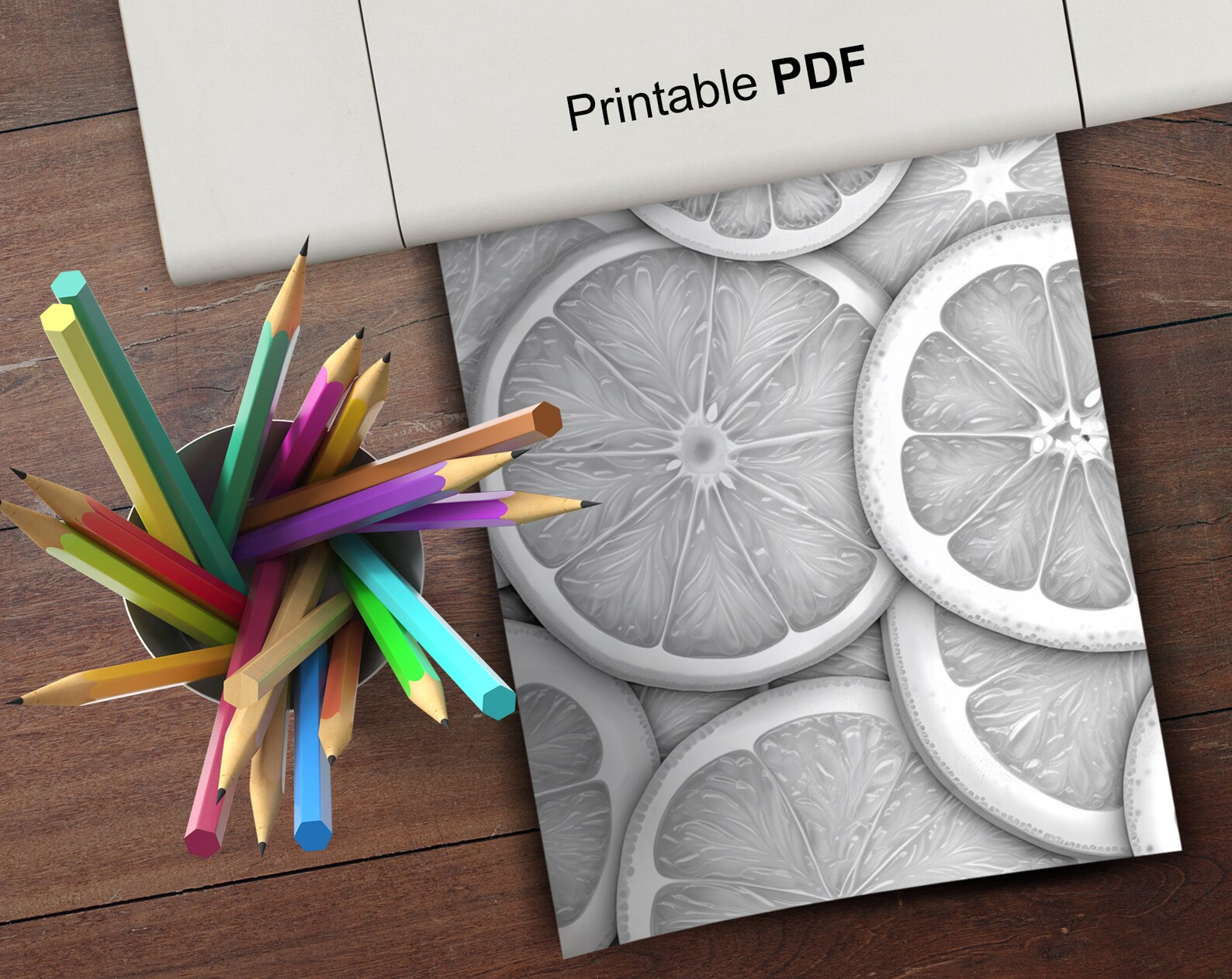 30 Fruits Digital Coloring Book, Fruits Pattern Coloring Pages, Apple ...