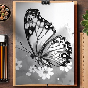 33 Butterflies Digital Coloring Book Part-1, Butterfly Coloring Pages ...