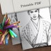 44 Japanese Men in Traditional Clothes Digital Coloring Book Part-1 ...