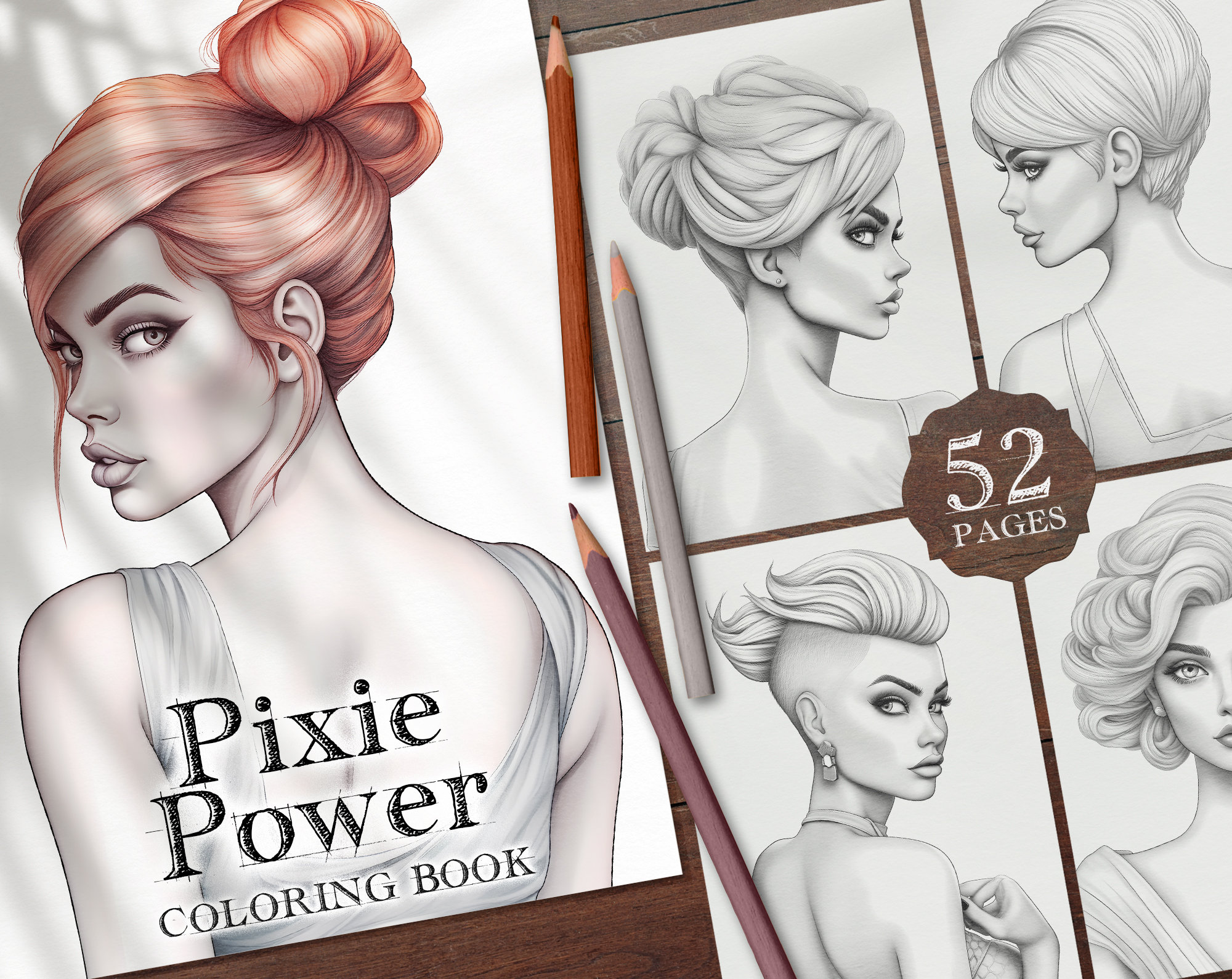 Pixie Face Drawings