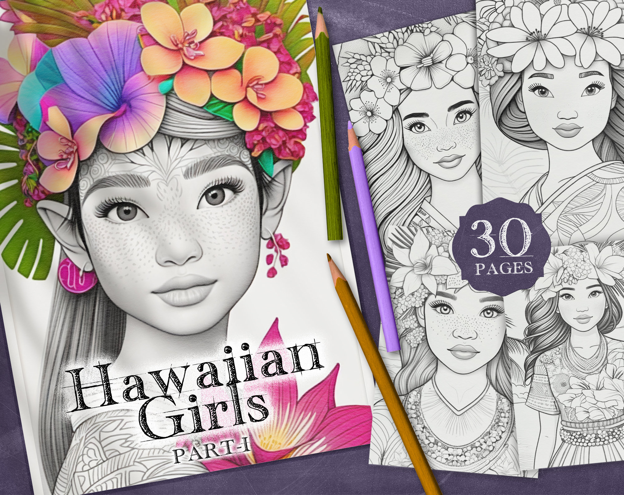 Face Parts Coloring Sheets