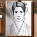 44 Japanese Men in Traditional Clothes Digital Coloring Book Part-1 ...