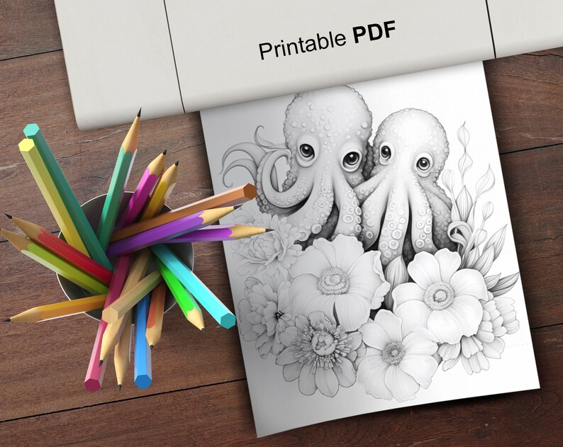 37 Animals Couple Digital Coloring Book (part-1), Animal Friends ...