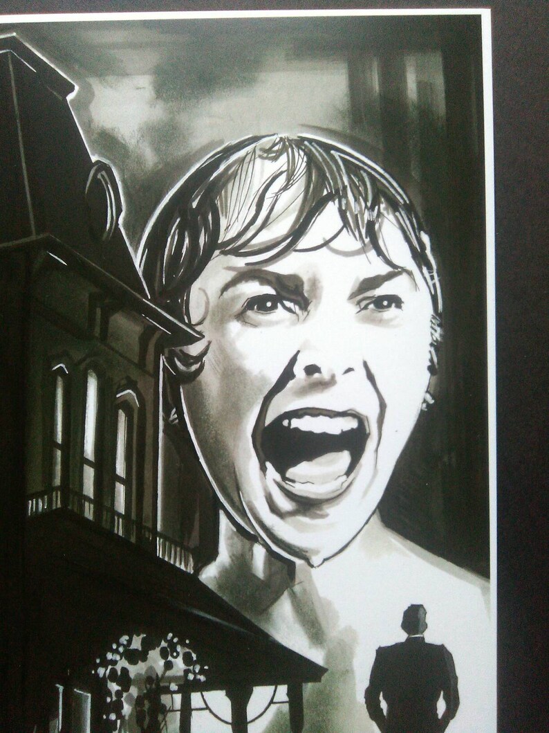 Psycho Tribute A4 Art Print - Etsy