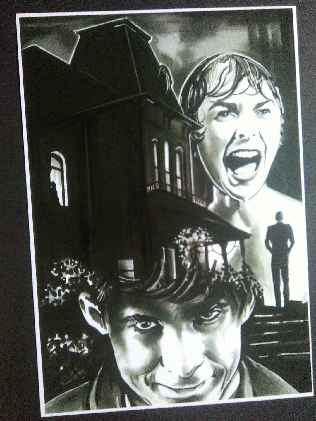 Psycho Tribute A4 Art Print - Etsy