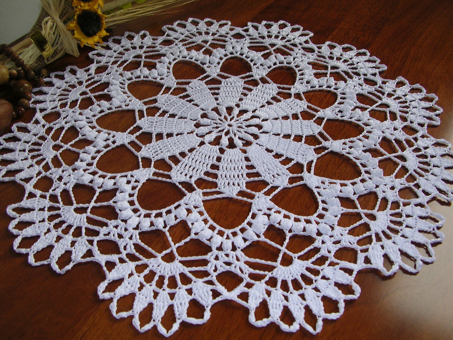 Crochet Lace Doily Pattern PDF, Easter Doilies Patterns, Textured Round ...