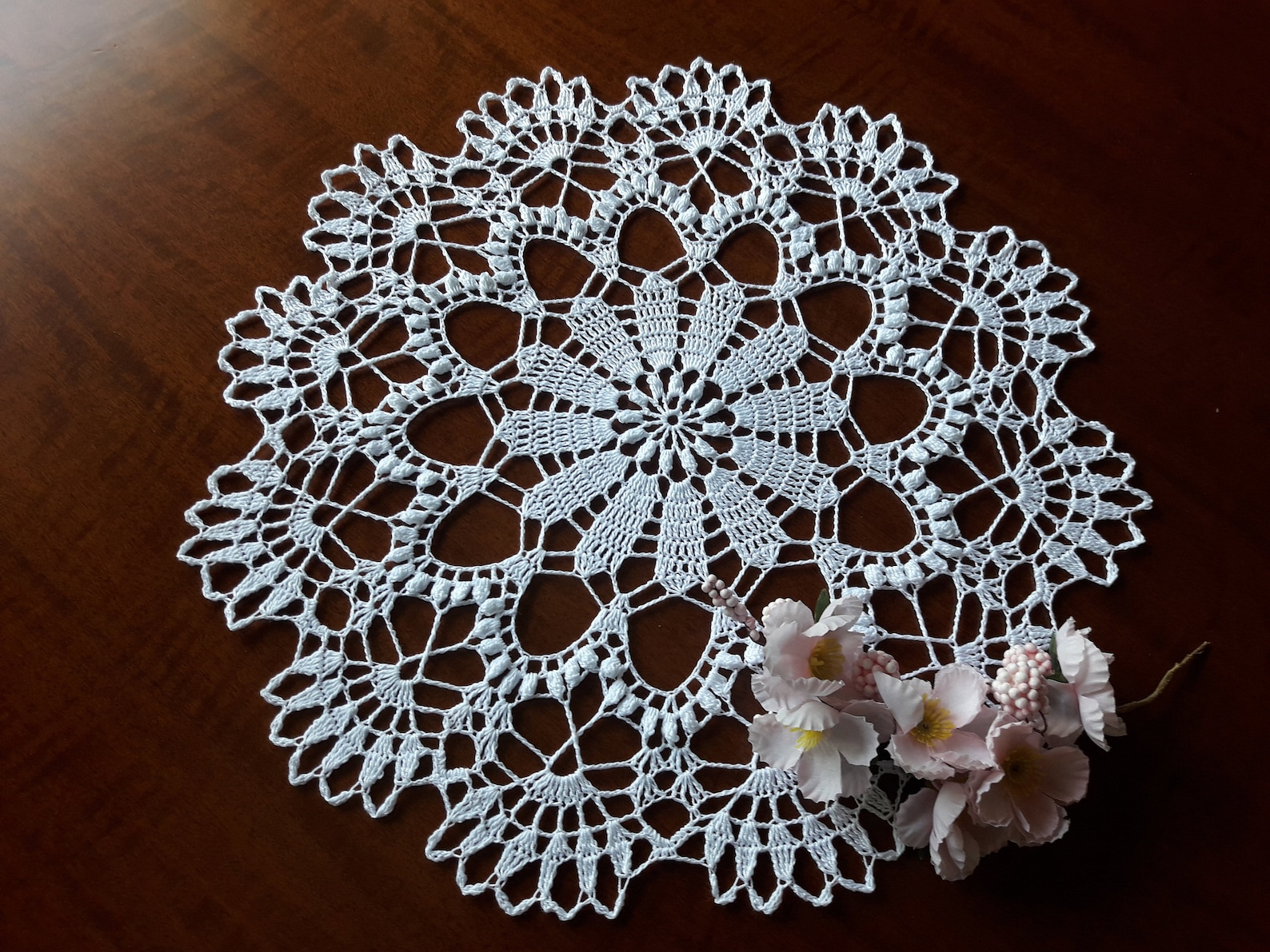 Crochet Lace Doily Pattern PDF, Easter Doilies Patterns, Textured Round ...
