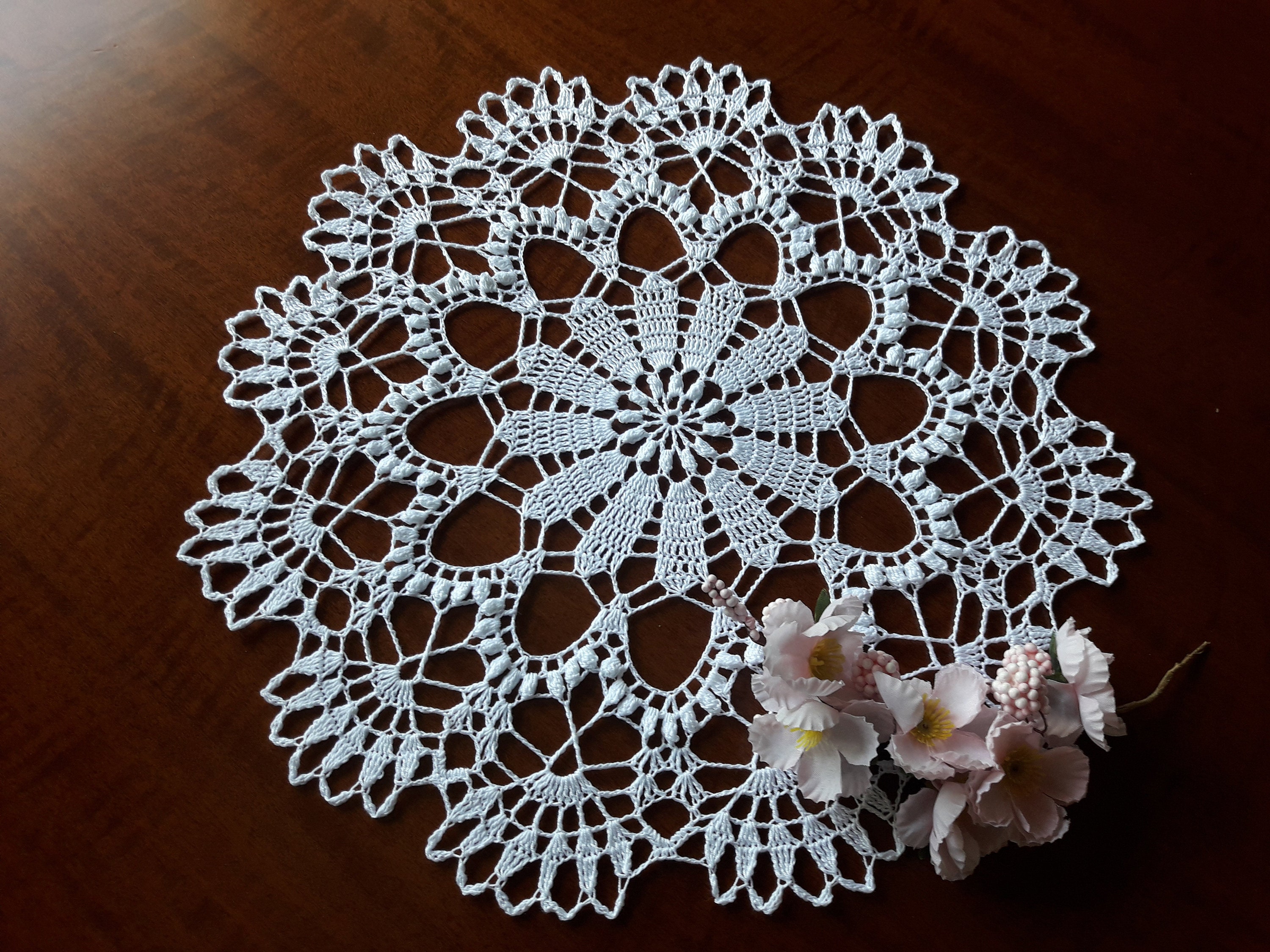 Crochet lace doily pattern PDF easter doilies patterns | Etsy
