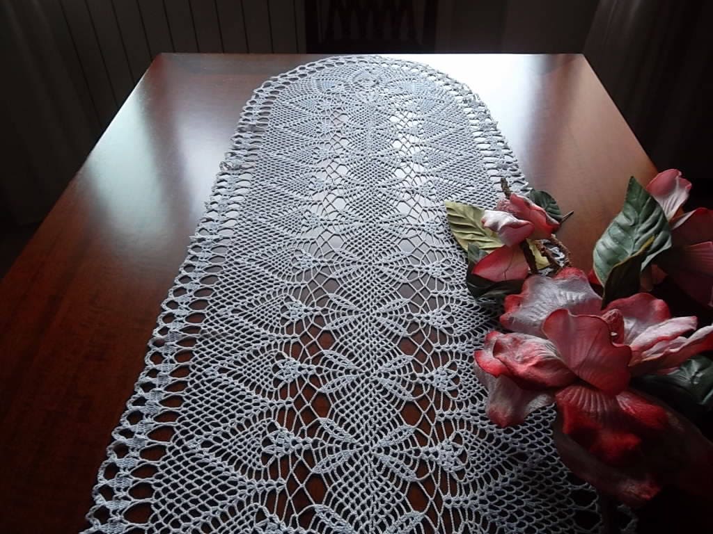 Large Crochet Lace Table Runner Most Beautiful Placemat Fall - Etsy