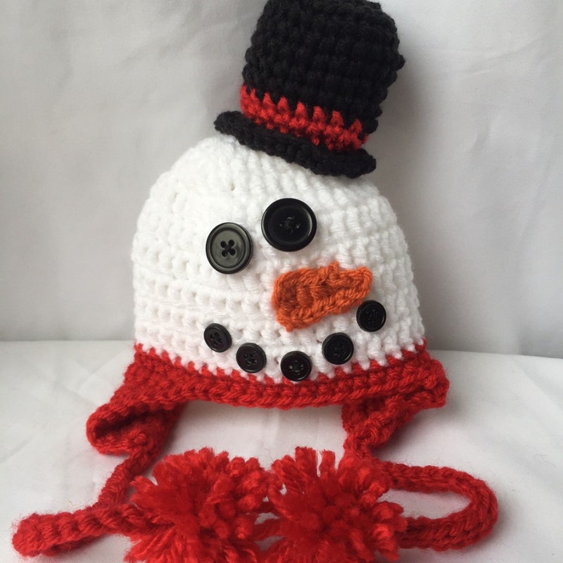 Frosty Snowman Hat - Etsy