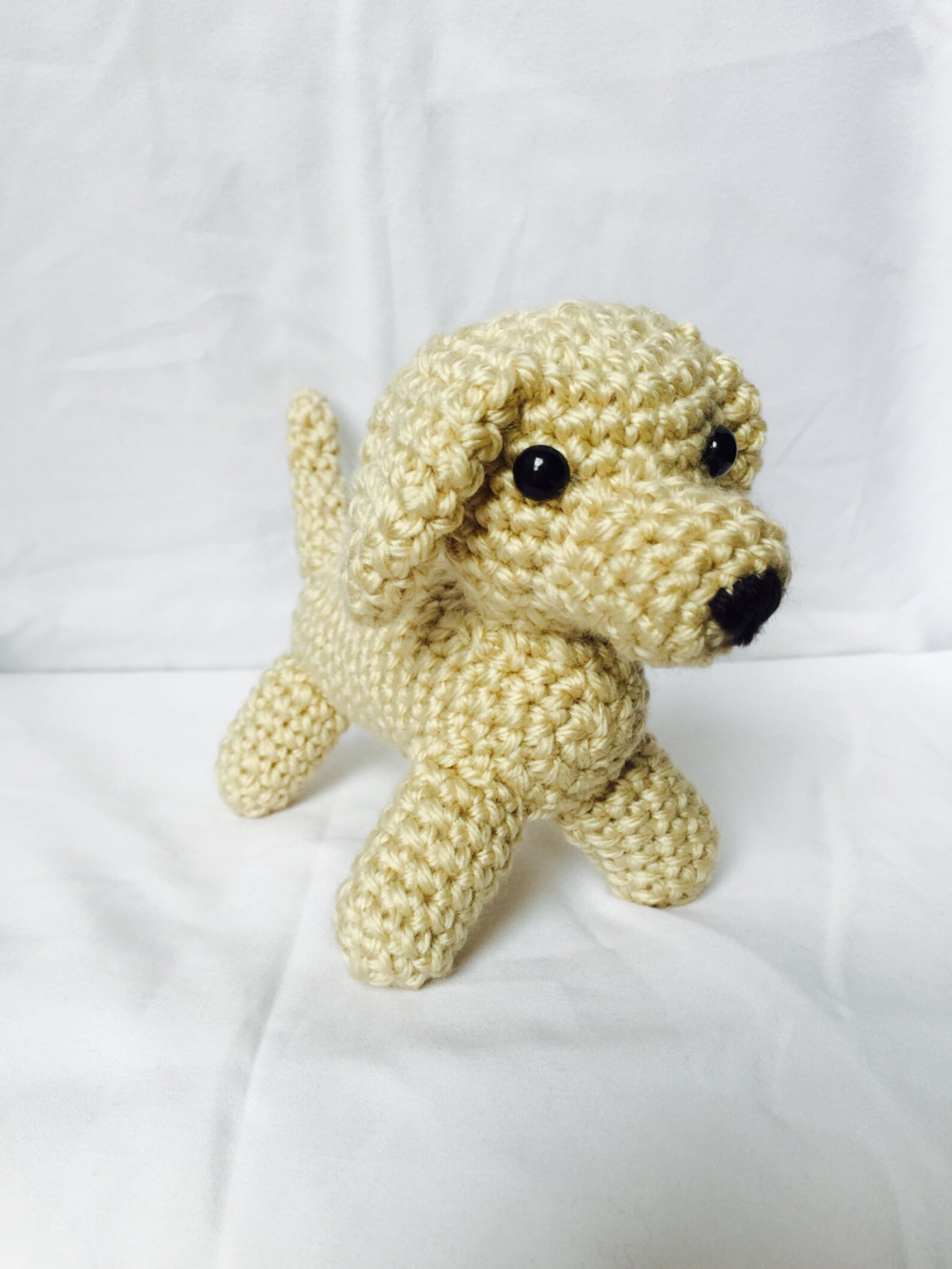 Yellow Lab Dog Stuffed Animal Crochet - Etsy