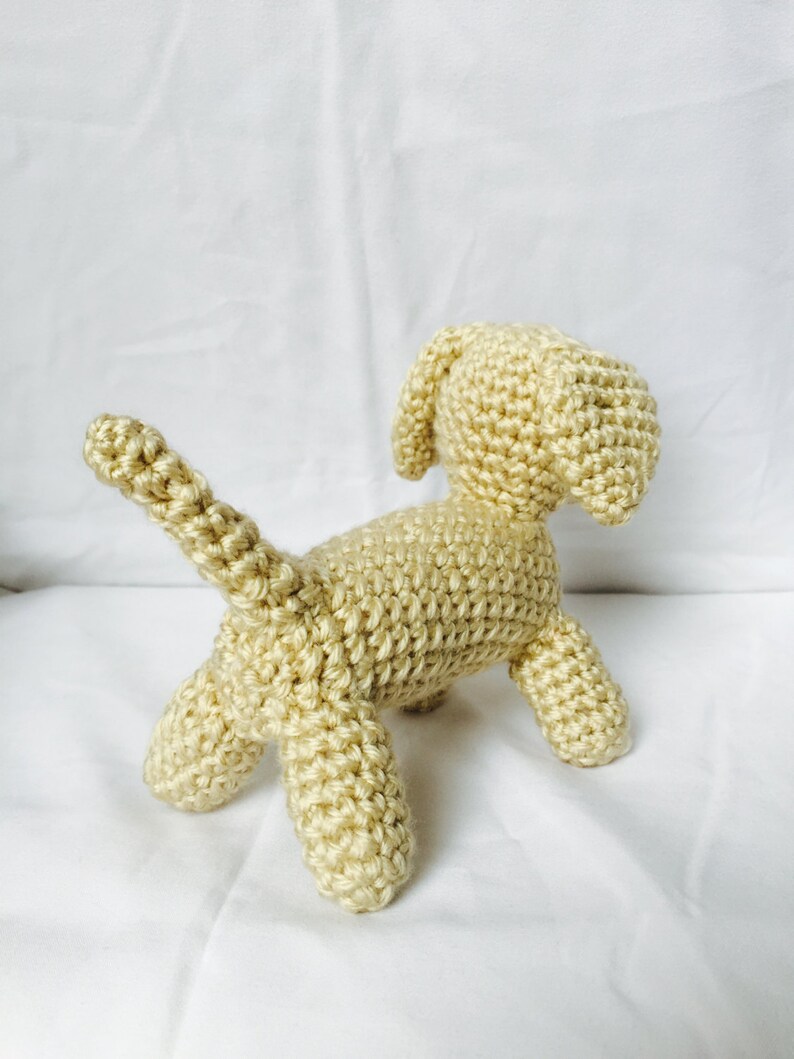 Yellow Lab Dog Stuffed Animal Crochet - Etsy