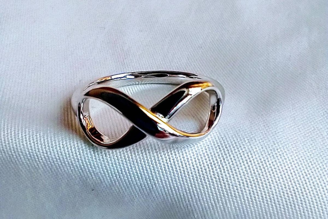 Sterling Silver Infinity Symbol Ring - Etsy
