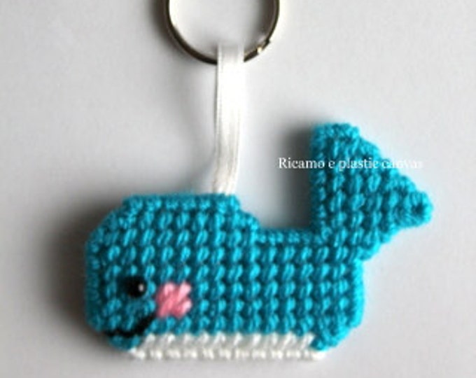 Whale, Animal Keychain, Whale Keychain, Key Fob, Keychains, Key Holder ...