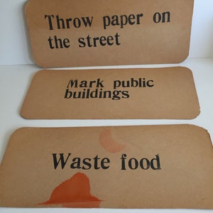 Vintage School Sentence Cards - Etsy