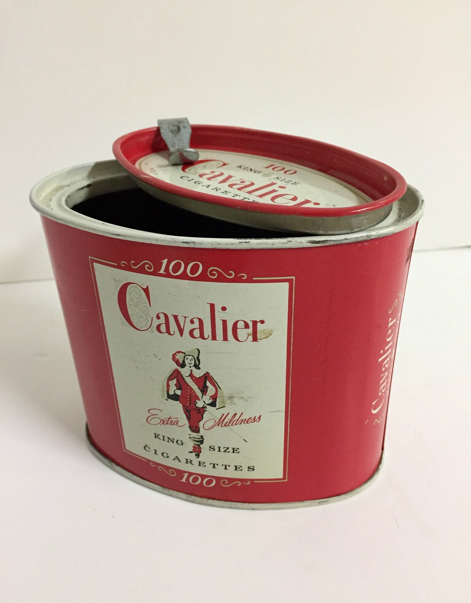 Cavalier Cigarette Tin/vintage Cigarette Tin/ Vintage Cavalier - Etsy