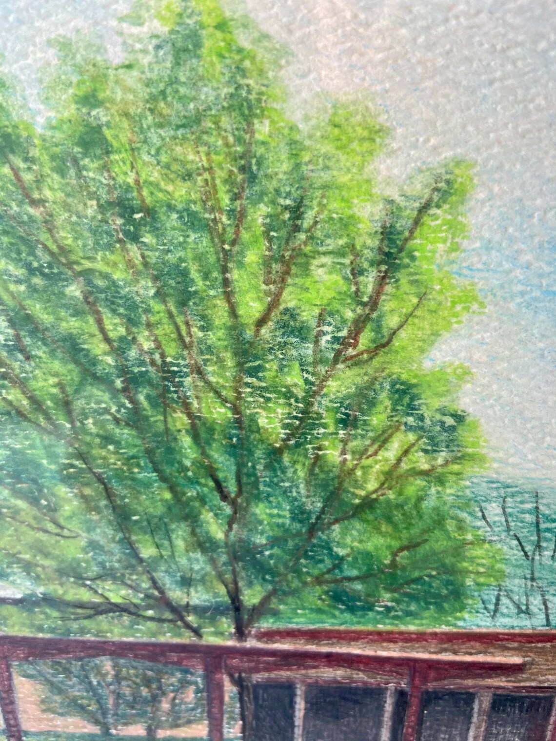 Vintage Pencil Drawing / Vintage Original Drawing/ Vintage | Etsy