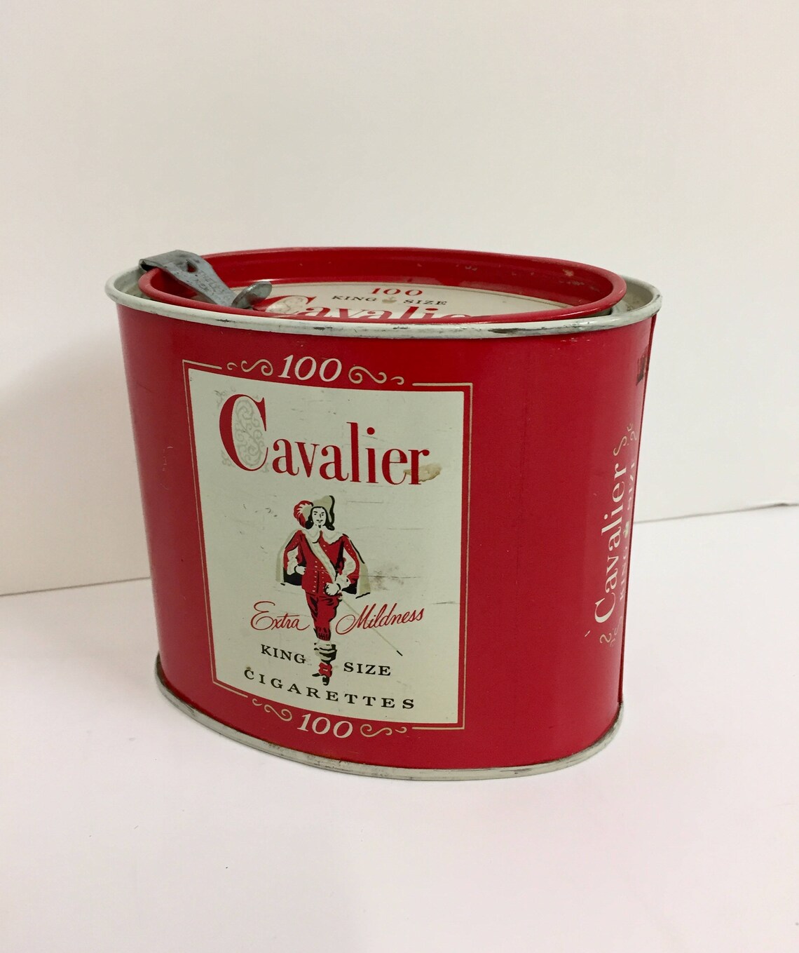 Cavalier Cigarette Tin/vintage Cigarette Tin/ Vintage Cavalier - Etsy