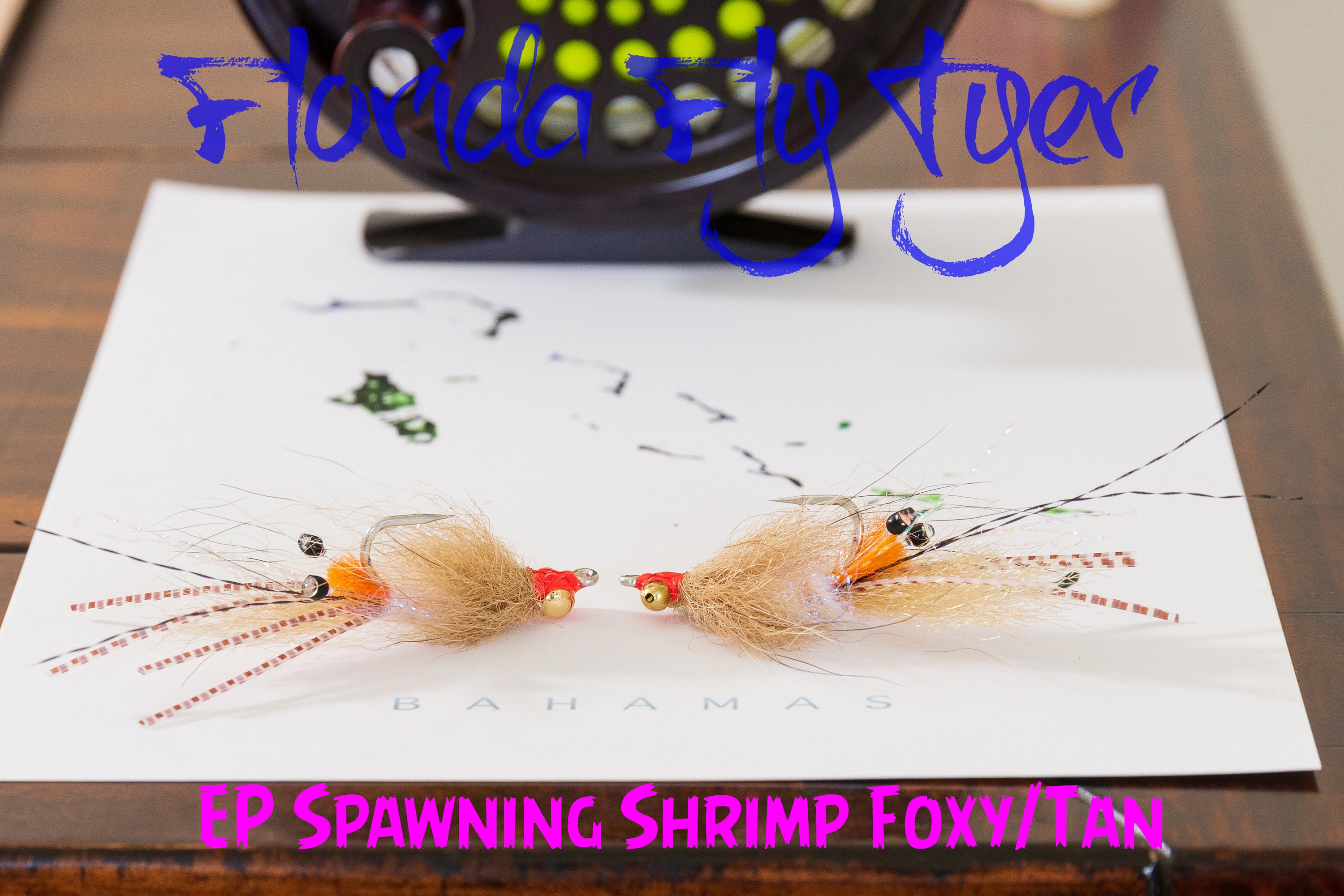 EP Spawning Shrimp (Foxy/Tan) Bonefish Saltwater Size 2 or 4 ...