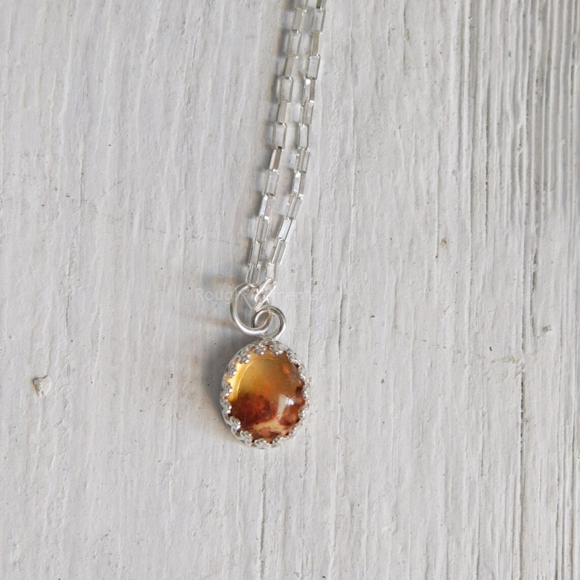 Mexican Cantera Opal Sterling Silver Pendant Natural Opal | Etsy