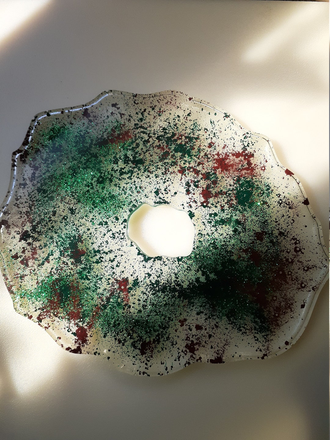 Sirena 3oz Agate Coasters with Mica and Glitter - Etsy.de