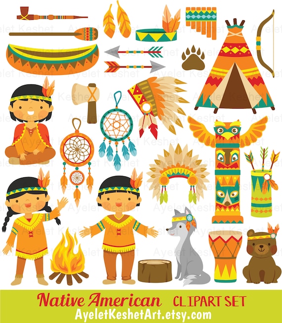 American Clipart Free Indian Native