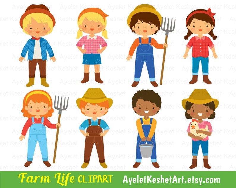 Big Farm Clipart Bundle. Farm Animals Farm Life and Farm - Etsy Israel