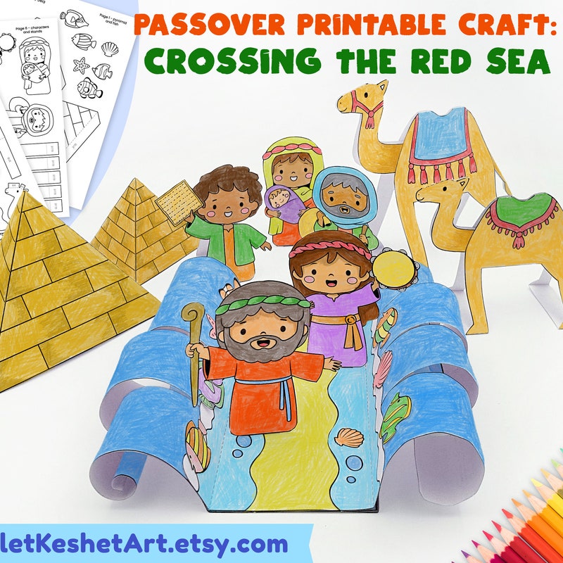 Moses Jewish Red Sea - Etsy UK