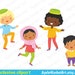 Inclusion Clipart Set. Kids Showcasing Inclusivity Through Diversity of ...