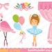 Ballerina Clipart Set. Ballet Dancers (boys and Girls) With Lots of ...
