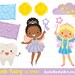 Tooth Fairy Clipart Bundle. Cute Tooth Fairies, Kawaii Teeth, Tooth ...