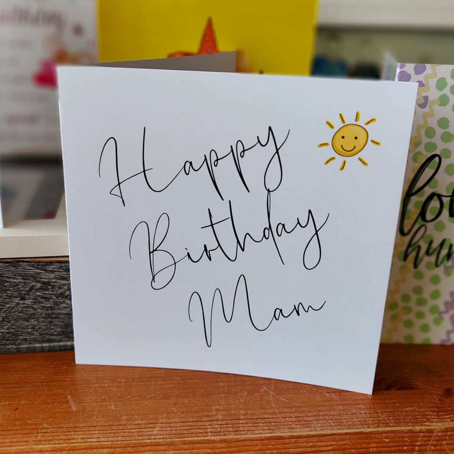 Mam Happy Birthday Card Card For My Mam Birthday Card For Etsy
