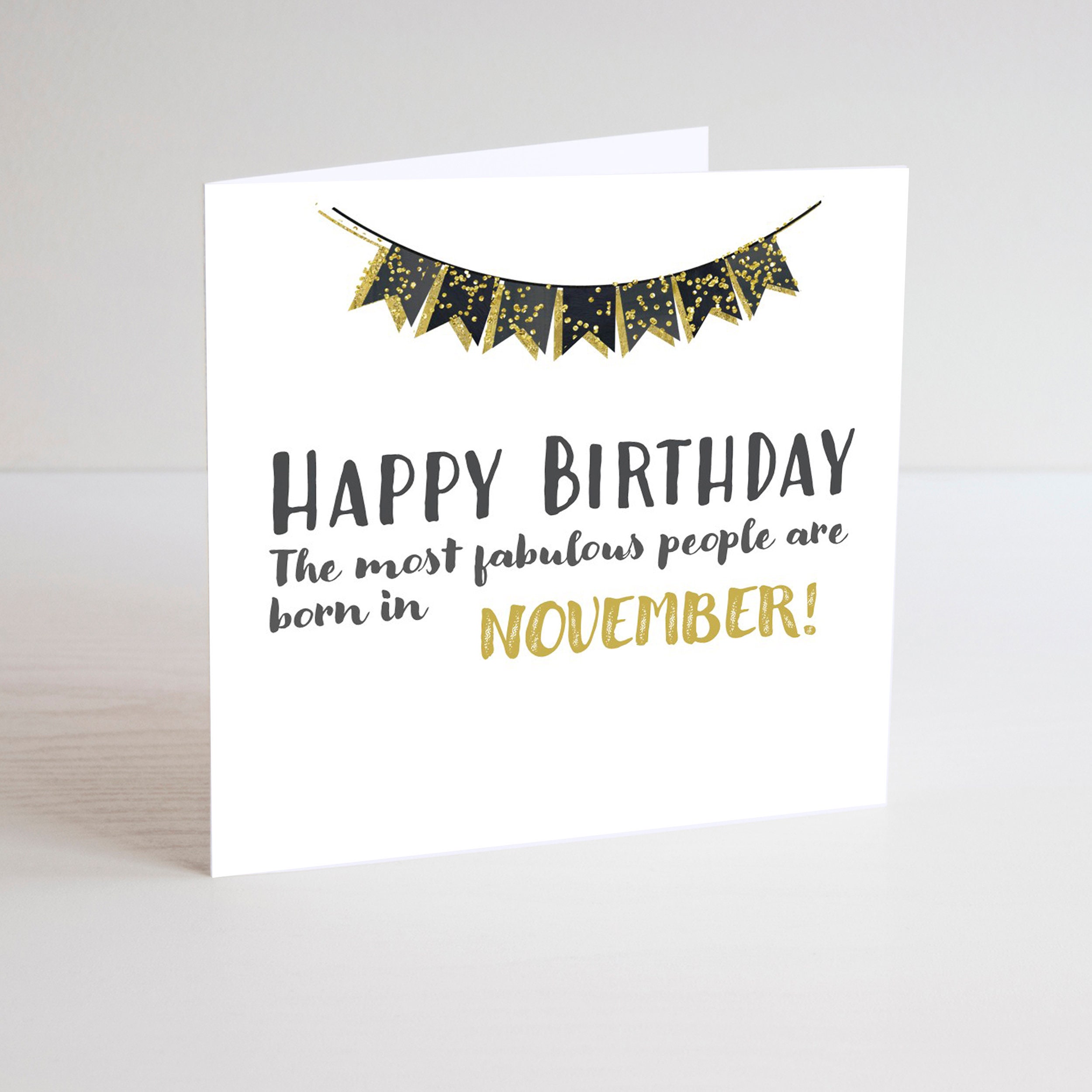Happy Birthday November