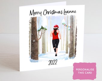 Flying Through the Snow Greeting Card Christmas Card for - Etsy UK