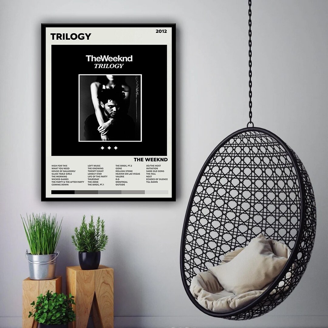 The Weeknd Trilogy Retro Album Poster real Product in Pic 2 - Etsy