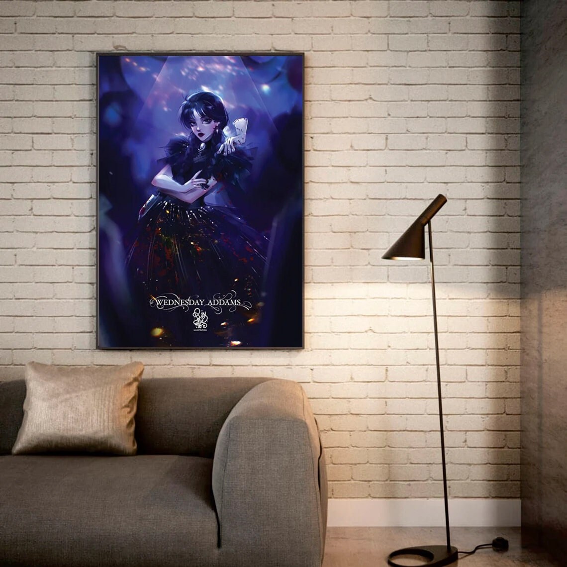 Wednesday TV Show Poster Wall Art, Wednesday Movie Series Poster sold ...