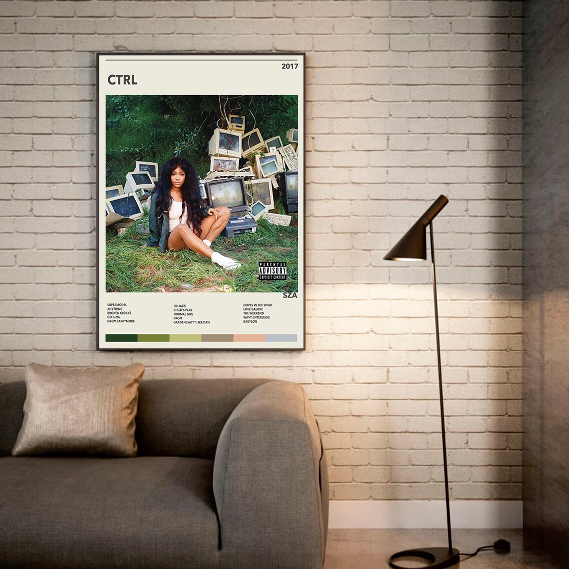 Sza Poster Sza CTRL Poster SZA CTRL Tracklist Album Cover - Etsy
