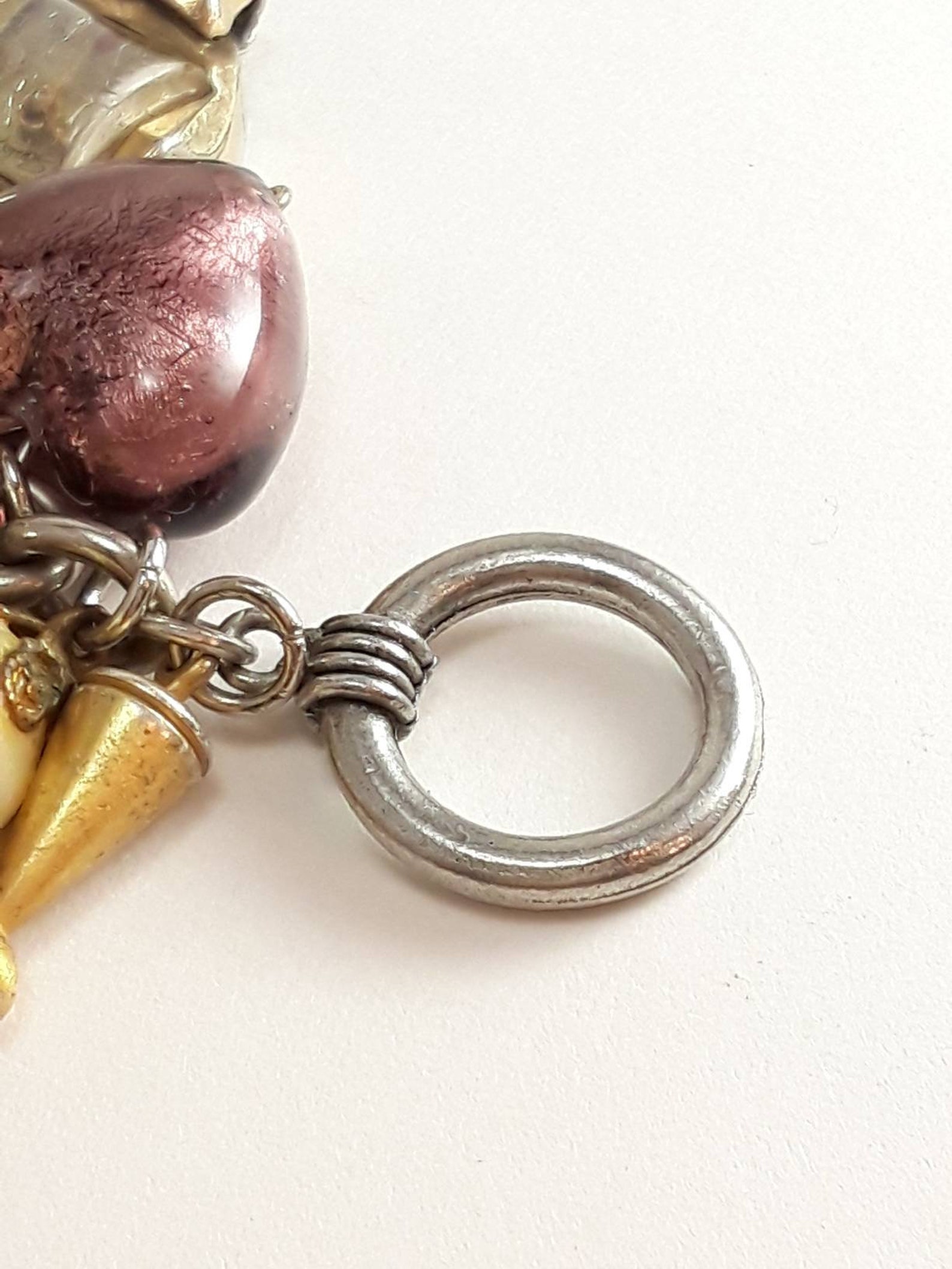 Awesome One of A Kind Handcrafted Junk Jewelry Vintage Cracker Jack Toy ...