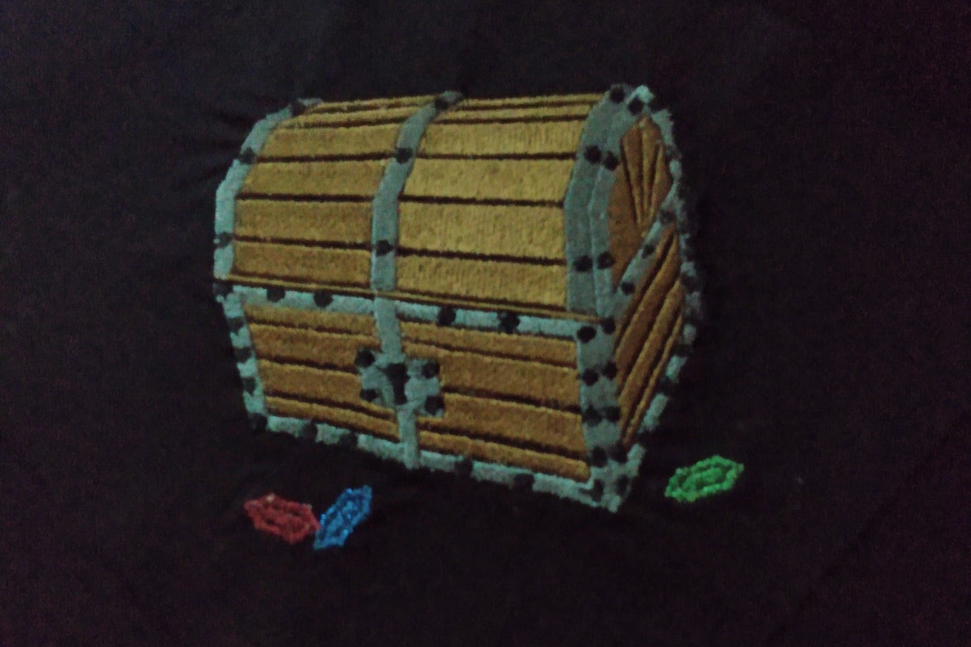 The Legend of Zelda Machine TREASURE CHEST Embroidery Design 4x4 Hoop ...