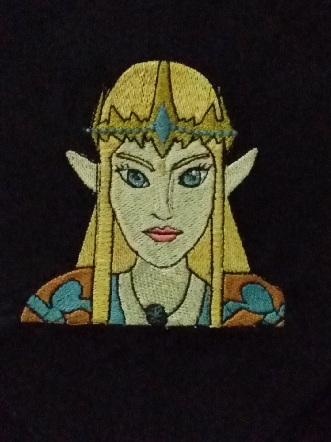Zelda Princess Link Machine Embroidery Design 4x4 Hoop - Etsy