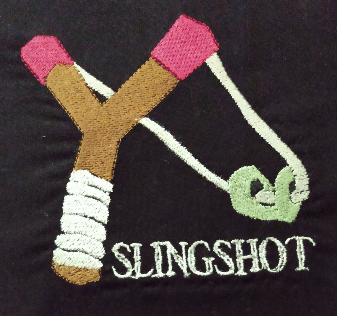 Zelda SLINGSHOT Machine Embroidery Design 4x4 Hoop - Etsy