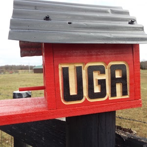 UGA Bird House, University of Georgia Bird House Georgia Bulldog ...