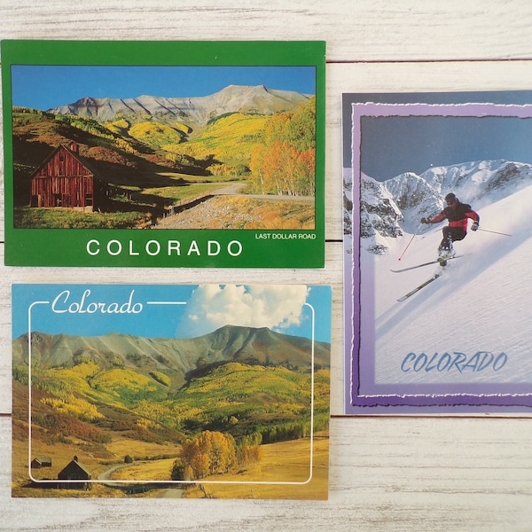 Colorado Postcards - Etsy